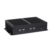 China Dual LAN 6COM Fanless Intel Mini PC Core Series Celeron 3855U Processors With MSATA SSD for sale
