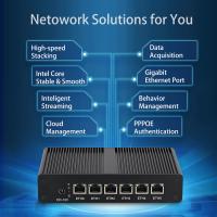 China Intel Pentium 4405U 6 Gigabit Network Software Router Mini PC Firewall PFsense for sale