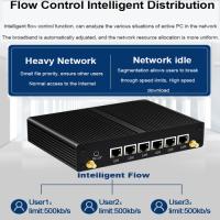 China Intel Core I3 / I5 Fanless Desktop Software Router 6 RJ45 LAN DDR3 8GB RAM for sale