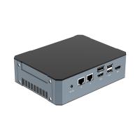 China DDR5 Home Office Mini PC With Fan Dual LAN 4 Screen Display 2 M.2 SSD Desktop for sale