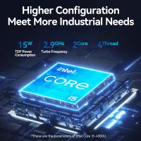 China Intel Series Fanless Industrial Mini Computer 4 Gigabit Ethernet LAN 6COM for sale