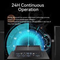 China DDR4 Fanless Industrial Mini PC Dual LAN 6COM Intel Core Celeron Series for sale