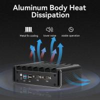 China Intel N100 Industrial Mini PC Dual LAN Dual COM DDR4 16G RAM For Industrial for sale