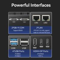 China Intel N100 Industrial Mini PC Dual LAN Dual COM DDR4 16G RAM For Industrial for sale
