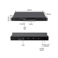 China 6 LAN 1U Industrial Server Costumizd Intel Pentium 4417U And Core Series for sale