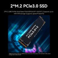 China Intel N100 / N200 Mini Desktop PC LPDDR5 16G RAM Windows 10/11 Linux Mini Desktop for sale
