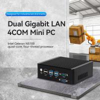 China Intel N5100 DDR4 16G Industrial Mini PC Linux Dual LAN 4COM For KIOSK Digital Signage for sale