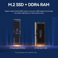 China Intel N5100 DDR4 16G Industrial Mini PC Linux Dual LAN 4COM For KIOSK Digital Signage for sale