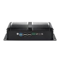 China DDR4 16G RAM Intel N100 Fanless Industrial Mini PC 4 LAN Dual COM Linux With WIFI for sale