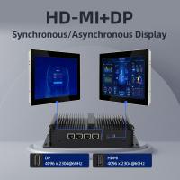 China DDR4 16G RAM Intel N100 Fanless Industrial Mini PC 4 LAN Dual COM Linux With WIFI for sale