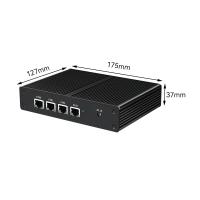 China Intel Alder Lake N N100 Mini Firewall PC Four 2.5G Ethernet Mini Network Server for sale