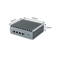 China DDR5 16GB RAM N100 Soft Router 4 LAN Firewall Mini PC Router With Linux For Home Office for sale