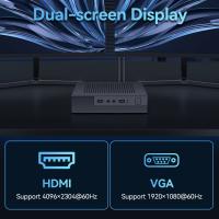 China Single LAN DDR4 Mini PC Inte Core I7 1255U And Celeron Series for sale