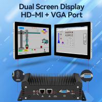 China Intel Core Series Processor Industrial Fanless Computer Mini PC With Dual LAN Dual COM for sale