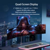 China Intel Core I7 1260P Iris Xe Graphics Gaming PC Single LAN Three Display Mini Computer for sale