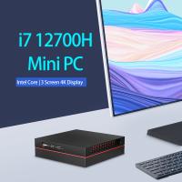 China Intel Core i7 12700H Mini Portable Gaming PC DDR4 4GB Discrete Graphics Card Mini PC for sale