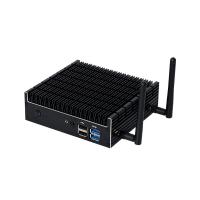 China Intel Pentium Gold 5405U Mini Fanless PC DDR4 64GB Linux For Home Office for sale