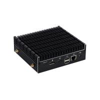 China Intel Pentium Gold 5405U Mini Fanless PC DDR4 64GB Linux For Home Office for sale