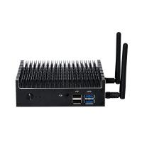 China Intel Pentium Gold 5405U Mini Fanless PC DDR4 64GB Linux For Home Office for sale