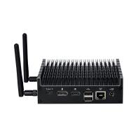 China Intel Pentium Gold 5405U Mini Fanless PC DDR4 64GB Linux For Home Office for sale