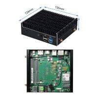 China Intel Pentium Gold 5405U Mini Fanless PC DDR4 64GB Linux For Home Office for sale