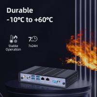 China Intel Atom E3940 DDR3L 8GB Industrial PC Dual LAN Dual COM Fanless Mini Computer for sale
