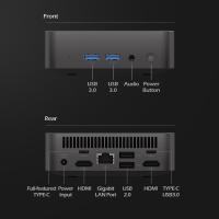 China Single LAN Dual HDMI Intel N100 Mini PC DDR4 16GB For Home Office for sale
