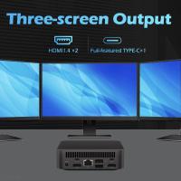 China Single LAN Dual HDMI Intel N100 Mini PC DDR4 16GB For Home Office for sale