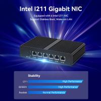 China Intel Pentium 4405U 6LAN RJ45 Software Router DDR4 With Dual Screen Display for sale