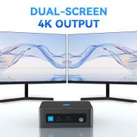 China 12th Gen N100 Processor Intel Mini PC DDR4 32GB With Single LAN Dual HDMI for sale