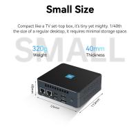China DDR5 Intel N200 Mini PC 32GB Dual RJ45 2.5G LAN With Fan For Home Office for sale