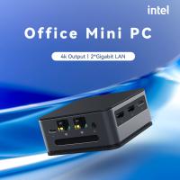 China Intel Alder Lake N95 Intel Mini PC LPDDR5 12GB RAM With Dual LAN And 4K HD For Office for sale