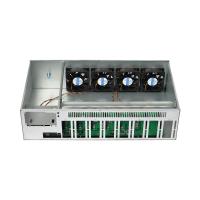China 8 GPU Mining Rig Slot Mainframe With High Power Supply And Four Cooling Fan for sale