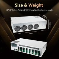China 8 GPU Mining Rig Slot Mainframe With High Power Supply And Four Cooling Fan for sale