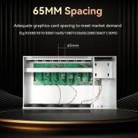 China 8 GPU Mining Rig Slot Mainframe With High Power Supply And Four Cooling Fan for sale