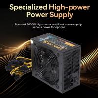 China 8 GPU Mining Rig Slot Mainframe With High Power Supply And Four Cooling Fan for sale