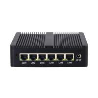 China Intel Celeron J6412 Soft Router 2500M 6LAN DDR4 32GB HD Display Mini PC for sale