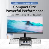 China Intel Core i5 1135G7 Home Mini PC M.2 2242 SSD With Dual LAN And Fan for sale