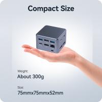 China Portable Intel Celeron N5105 2.5 GbE Mini PC With 4K Dual HD Display for sale