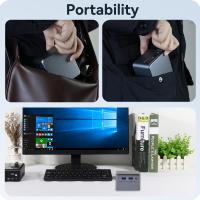 China Intel Celeron N5105 Mini PC Portable Game PC LPDDR4x 16GB With Single LAN Dual HDMI for sale