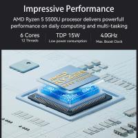 China Dual LAN 2.5G AMD Mini PC 5500U 5700U Processors DDR4 32G NAS Mini PC for sale