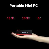 China AMD Ryzen 5 4500u Mini PC With Dual Ethernet Dual Channel DDR4 For Gaming for sale