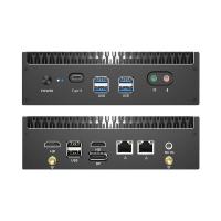 China Dual Ethernet DDR4 Fanless Intel Mini PC I5 I7 I9 12th Generation for sale