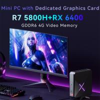 China Fanless Ryzen R7 5800H Gaming Mini PC With DDR4 32G 3200MHz And Dual Ethernet for sale