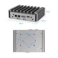 China Intel Celeron J6412 And Core i5-6200U Mini PC Fanless Industrial Support OEM And ODM for sale