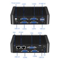 China Intel Celeron J4125 Pentium N5000 Mini PC With DDR4 RAM And MSATA SSD Windows Linux for sale
