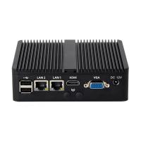 China Linux Fanless PC With Dual COM M.2 Storage Industrial Intel J6412 Mini PC for sale
