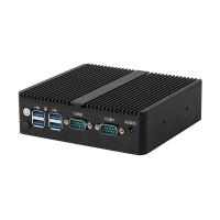 China Linux Fanless PC With Dual COM M.2 Storage Industrial Intel J6412 Mini PC for sale