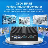 China Linux Fanless PC With Dual COM M.2 Storage Industrial Intel J6412 Mini PC for sale