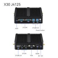 China Intel Mini Industrial Fanless PC With DDR4 8G MSATA SSD Dual LAN HD Display Linux for sale
